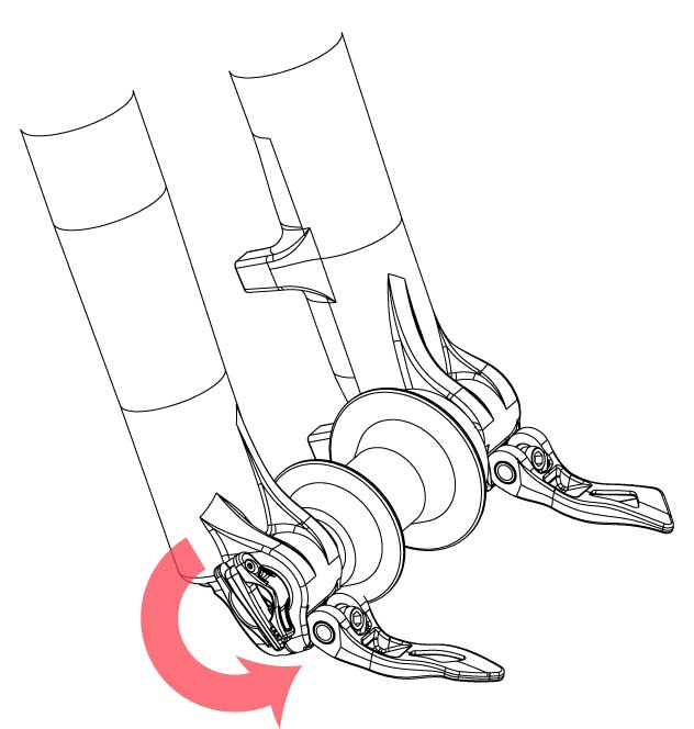 Using the Quick-Release Lever